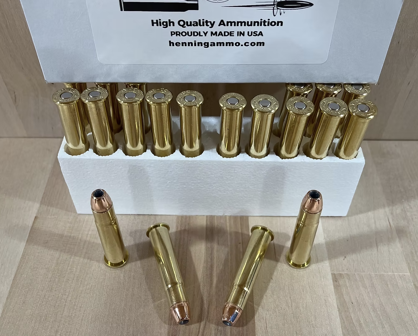 357 Herrett 180gr Hornady XTP | Henning Ammunition LLC